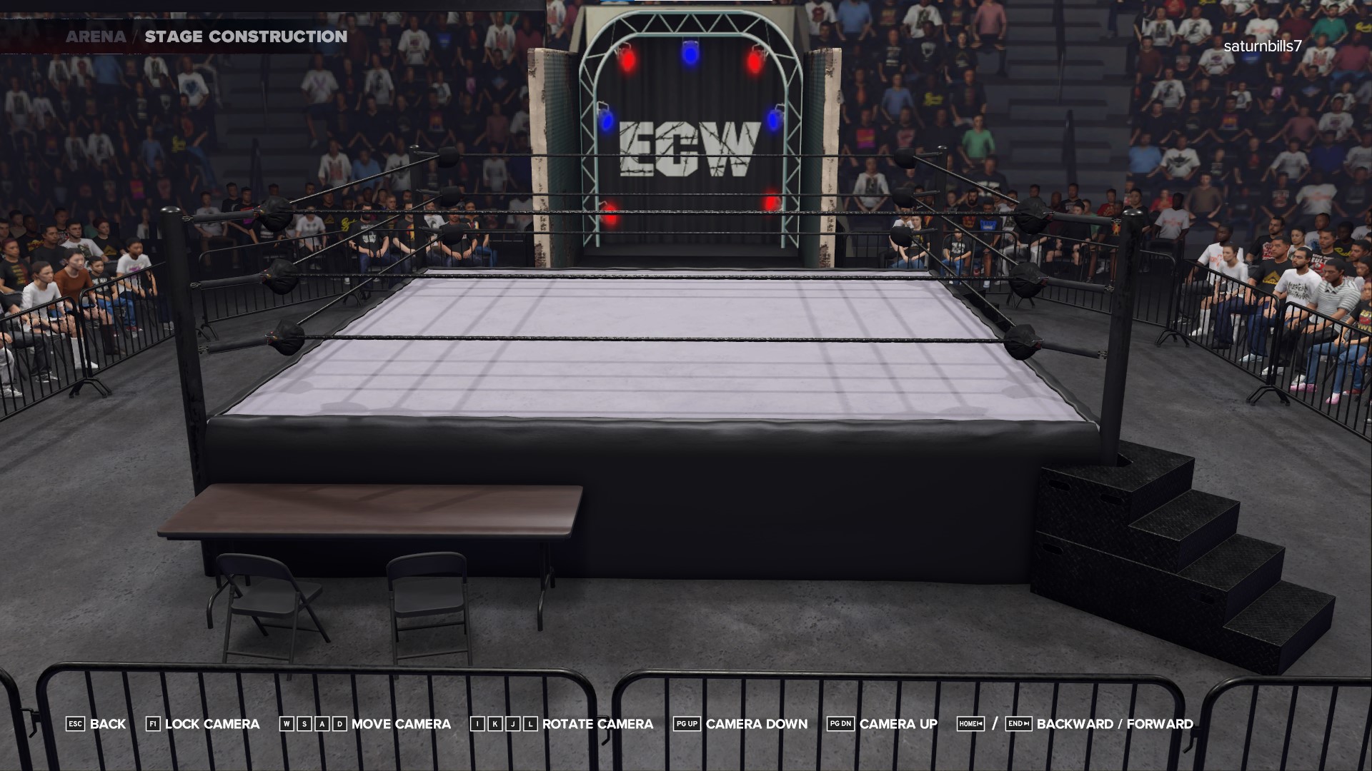 Ecw Stage ECW Custom Made Stage Upgrade Version | EBay