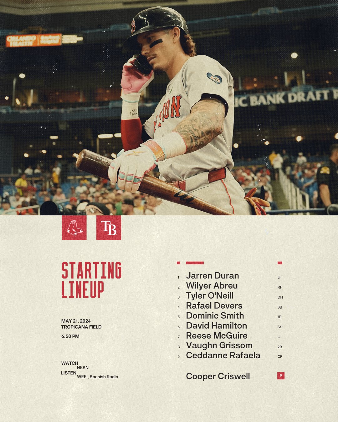 50s Red Sox Starting Lineup Sporting News Red Sox Spring Training