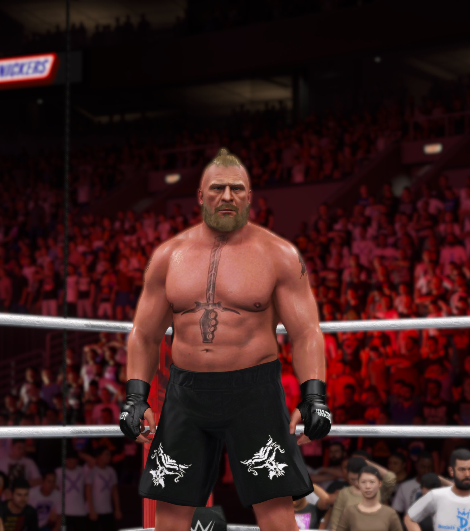 Brock Lesner Tattoo Jim Ross Recalls Brock Lesnar Causing Problems By