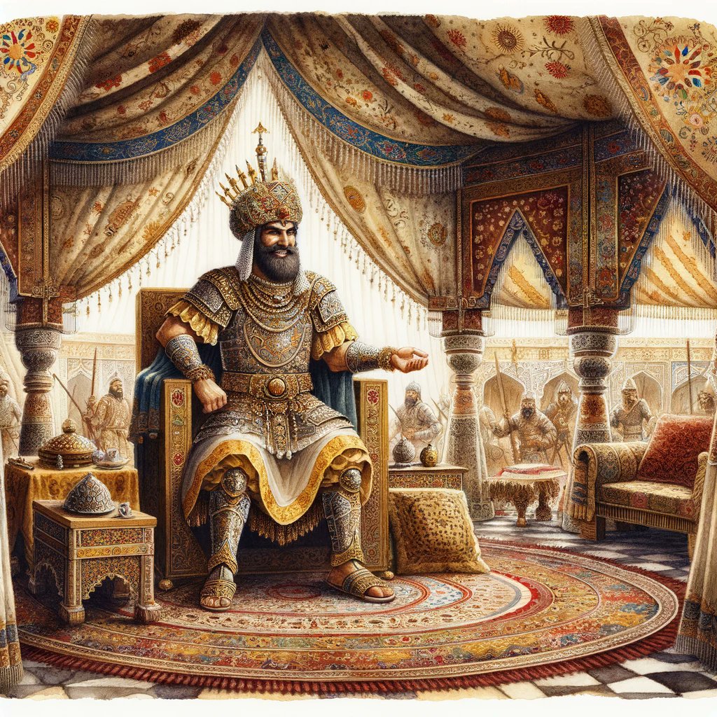 Have read the story of Chandragupta outwitting the Saka King, anywhere ...