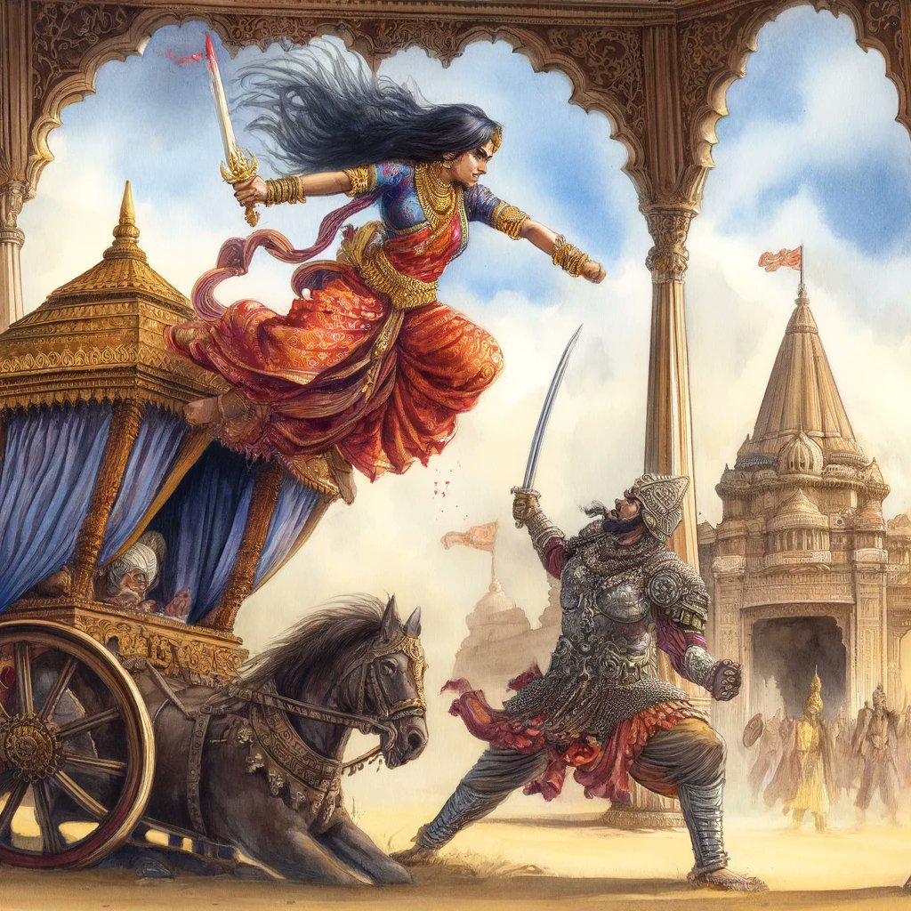 Have read the story of Chandragupta outwitting the Saka King, anywhere ...