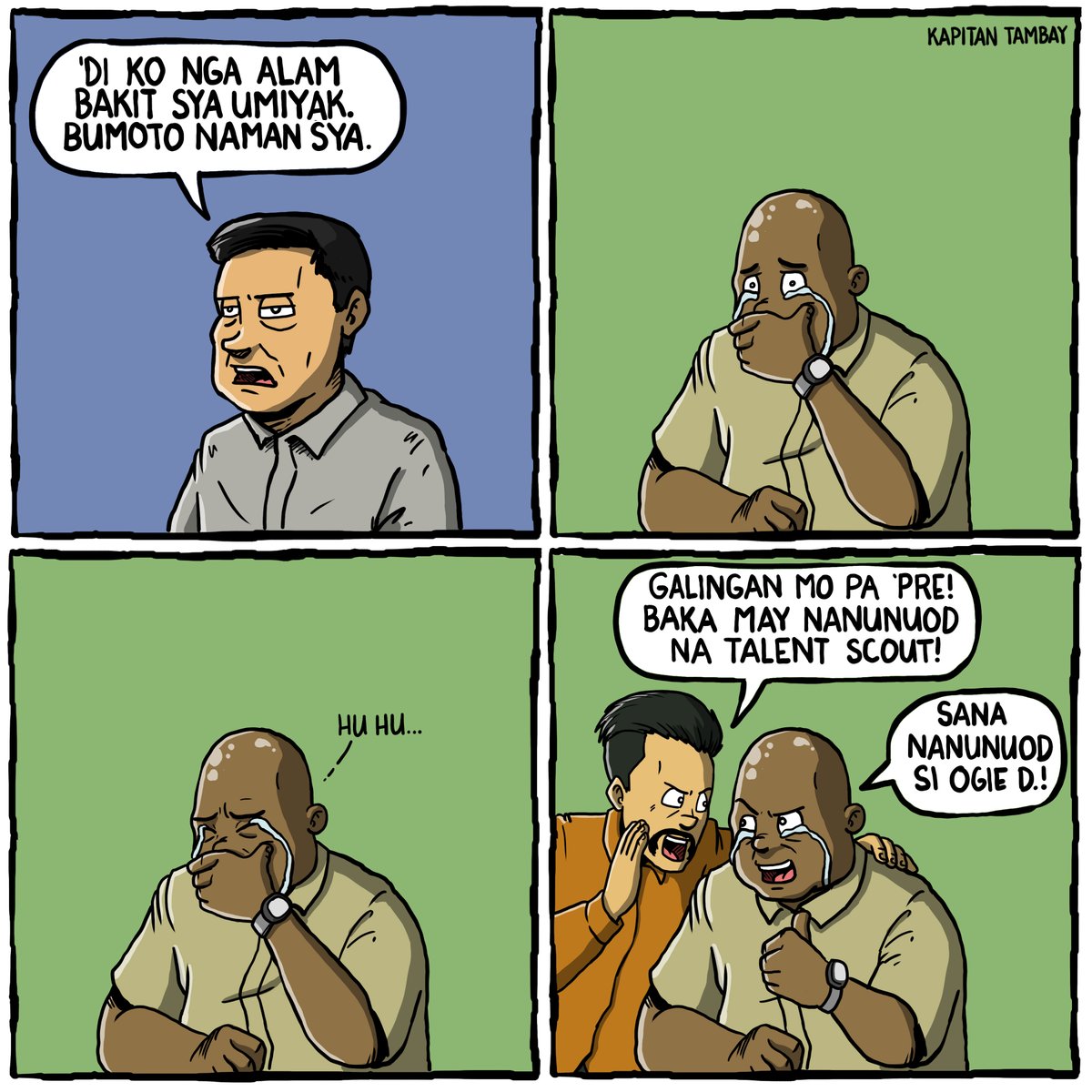 「eeehHhh DeeEee waAaAaw 」Kapitan Tambayの漫画