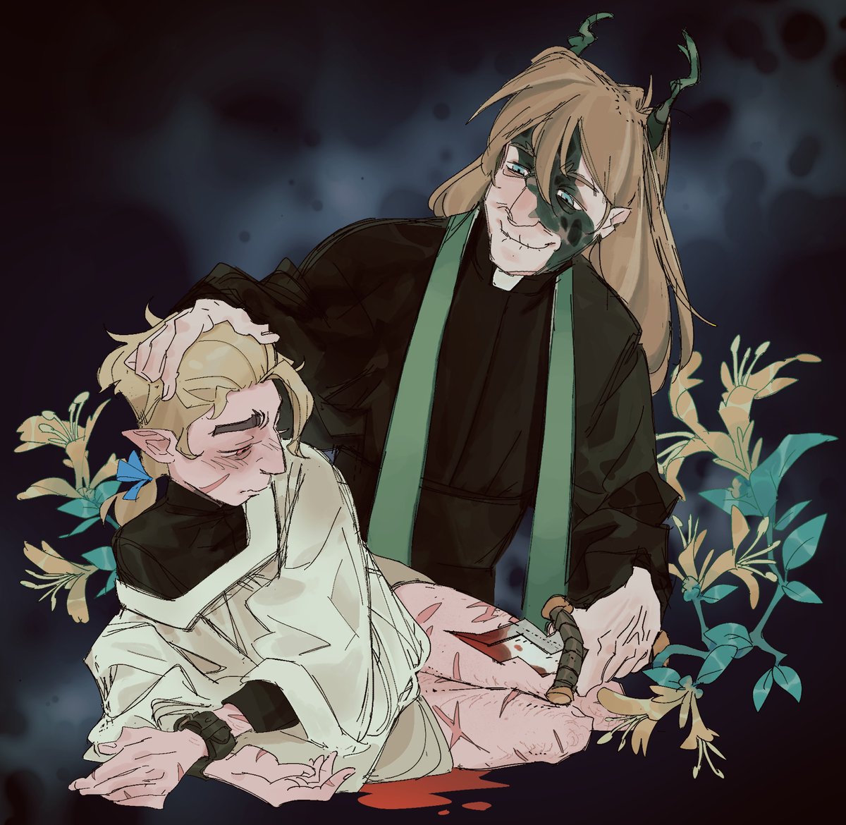 「sacrificial lamb #empgold 」|bats!のイラスト