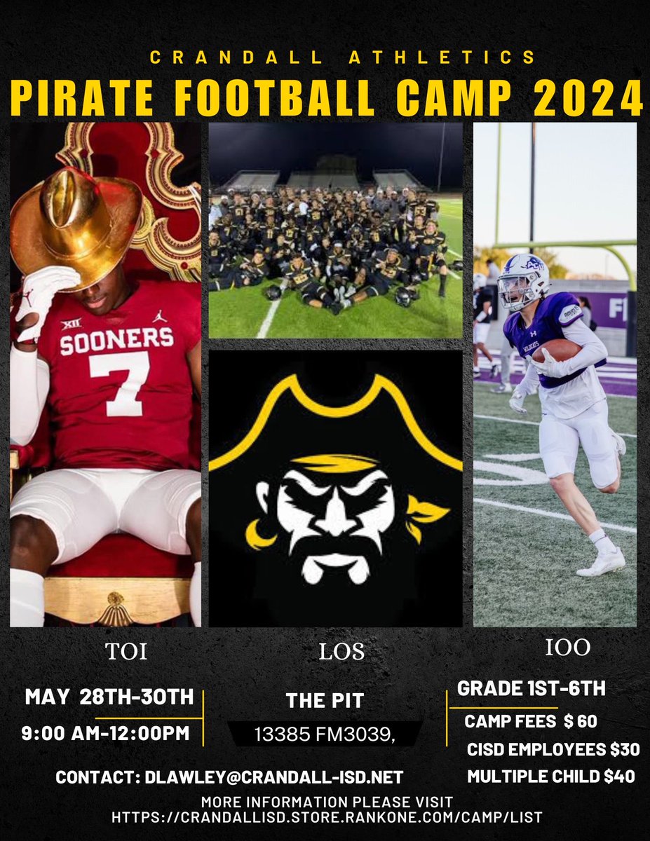 Crandall Pirate Athletics Athletics Crandall Isd Crandall Track Posts