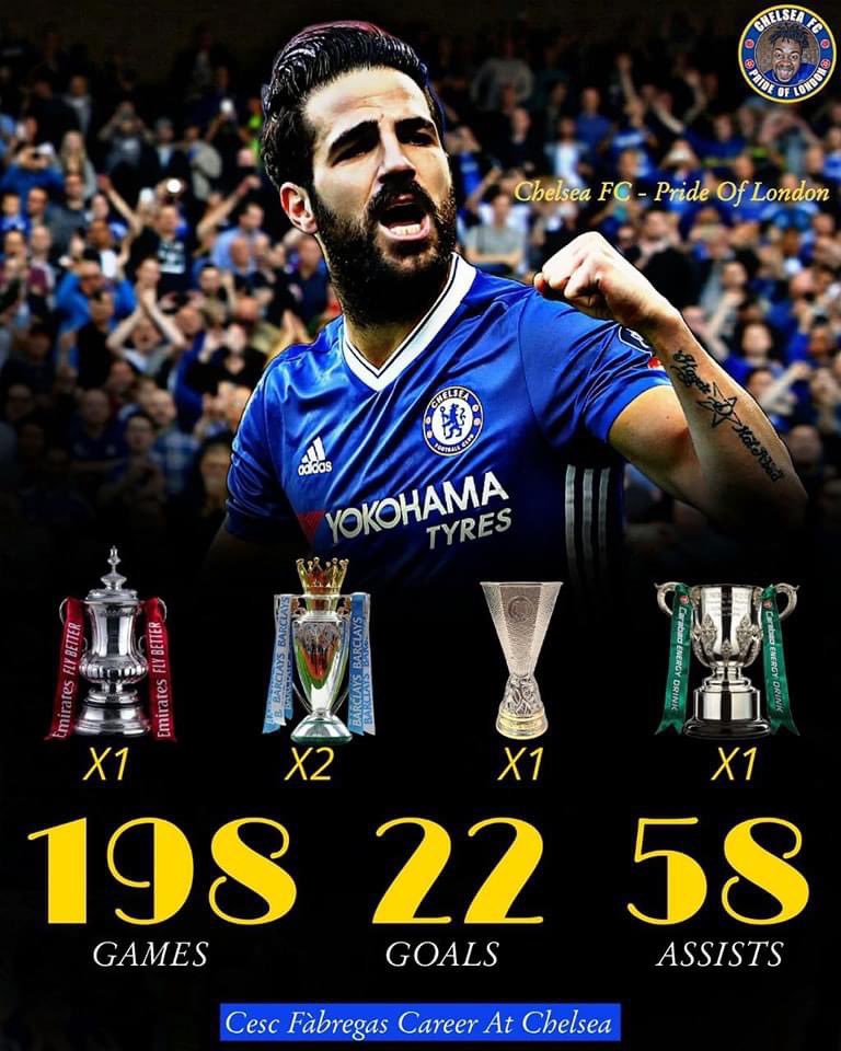 Fabregas Chelsea 2024 Eden Hazard, Cesc Fabregas And John Terry Have