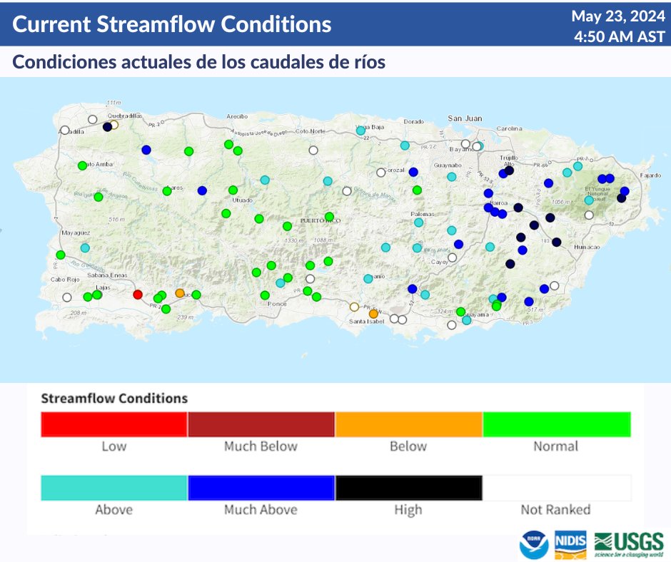 Mapa De Rios De Puerto Rico