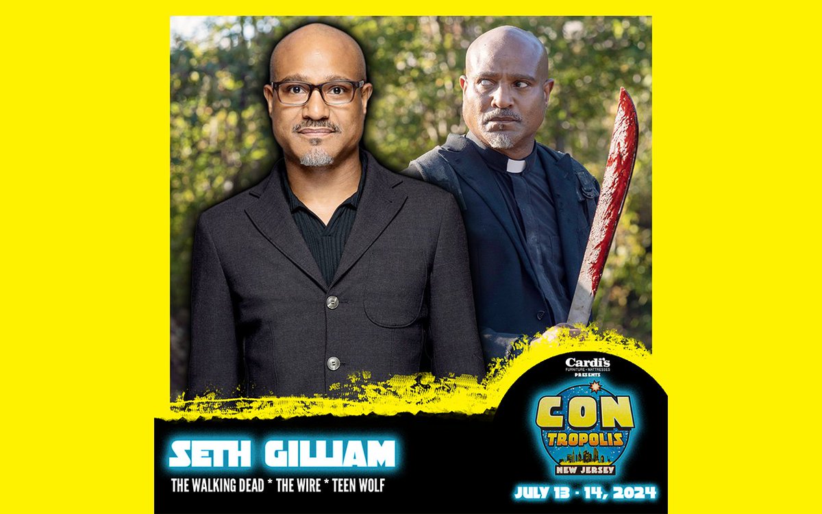 Seth Gilliam Teen Wolf Comic Con Holland Guest: Seth Gilliam