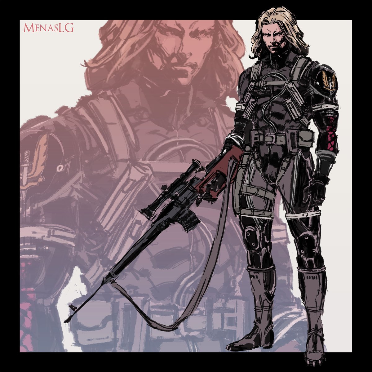 「Metal Gear Solid: Rijandin An MGS game set during the Gulf W」MenasLGの漫画