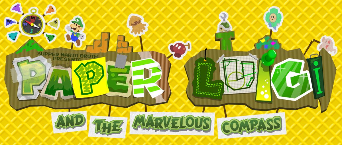 Paper Luigi The Marvelous Compass Paper Luigi: The Marvelous Compass