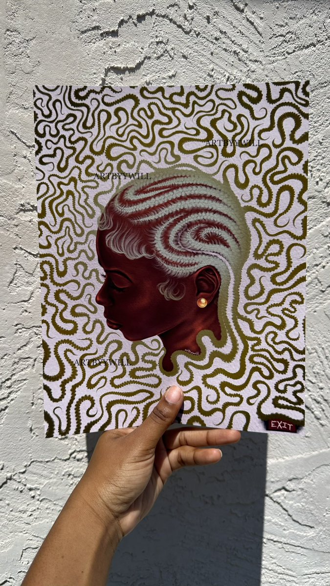 「Braided Maze in Pink (yes it's an actual maze) 」Will👩🏾‍🎨の漫画