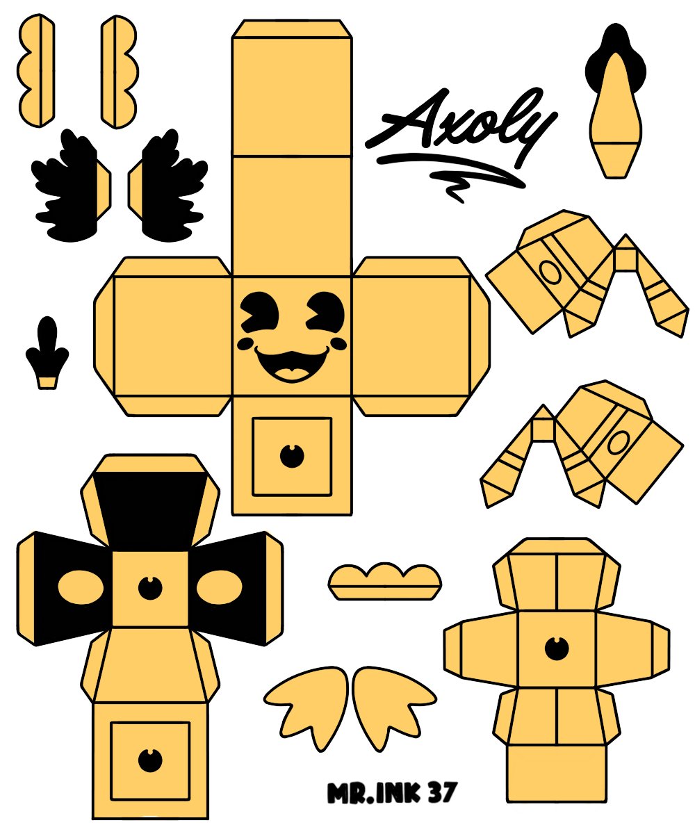 Danbo Papercraft Template Printable Papercraft Danbo Printable