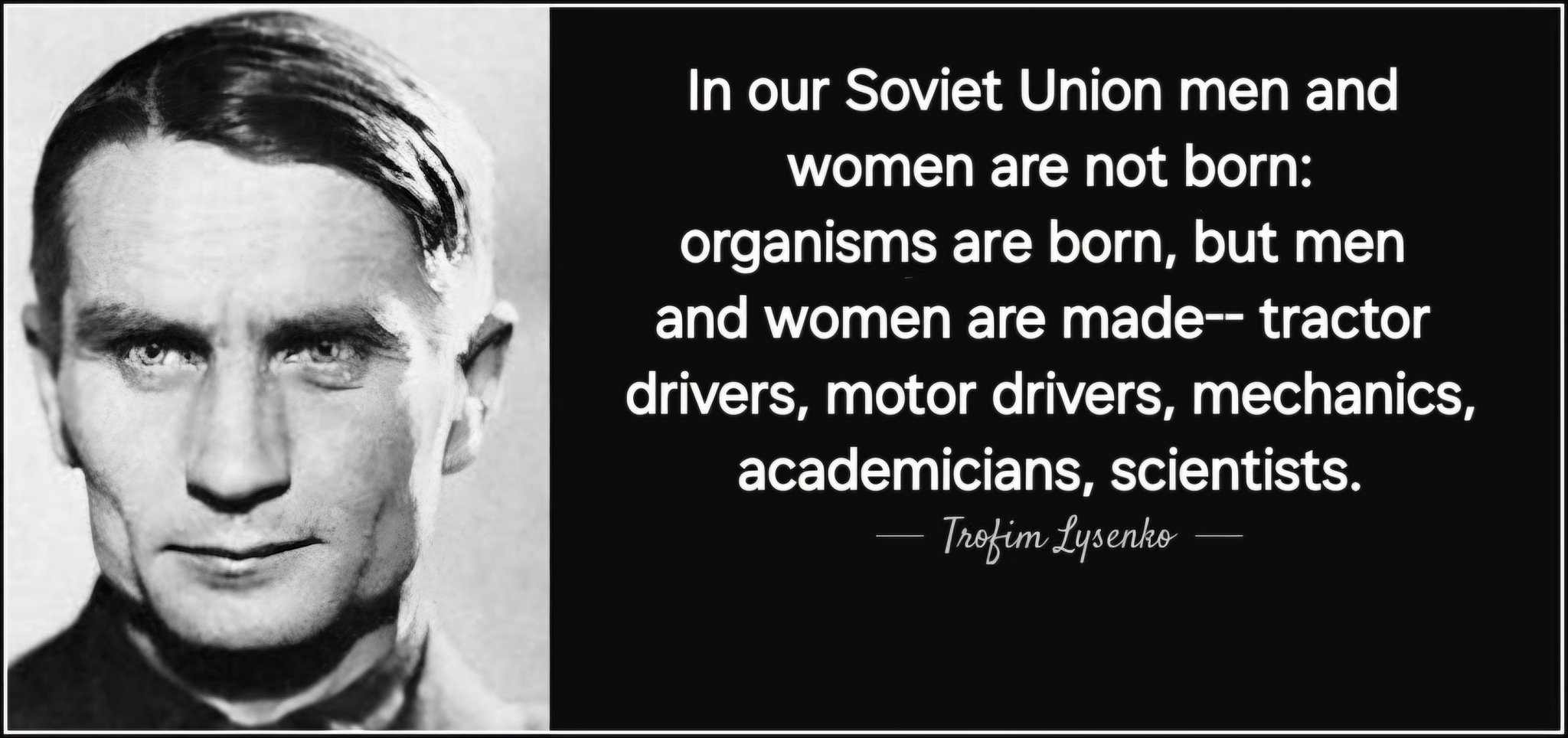 Trofim Lysenko Quotes Levenswerk | Frans Saris | De Nederlandse