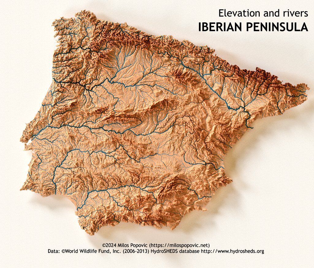 Iberian Peninsula World Map Map Of Iberian Peninsula Map Of The