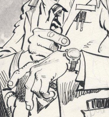 「so obsessed with how Mort Drucker draws hands, need to study」Colinの漫画