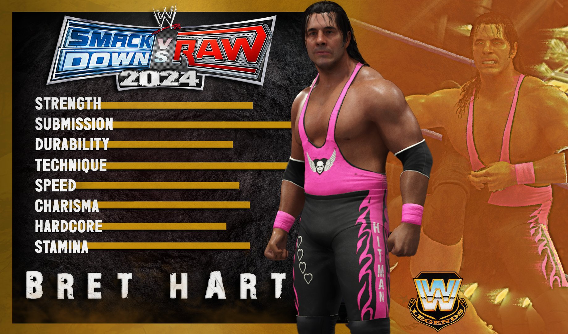 Wwe 2k14 Bret Hart Bret Hart | Smackdown Vs Raw Wiki | Fandom