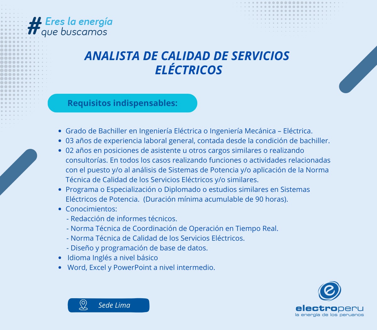 Electroperu Logo Memoria Anual De ELECTROPERU Año 2021 Campañas