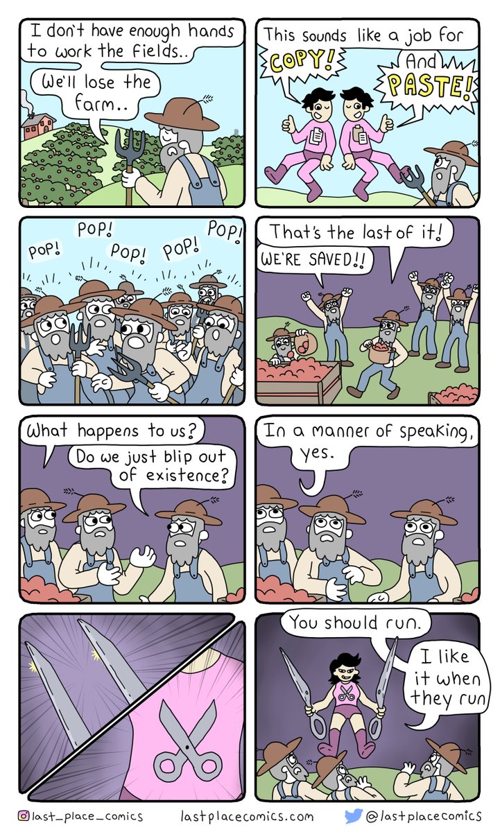 「👨‍🌾 New comic: Copy and Paste👨‍🌾 ( Tap to expand ) 」Zach | Last Place ...