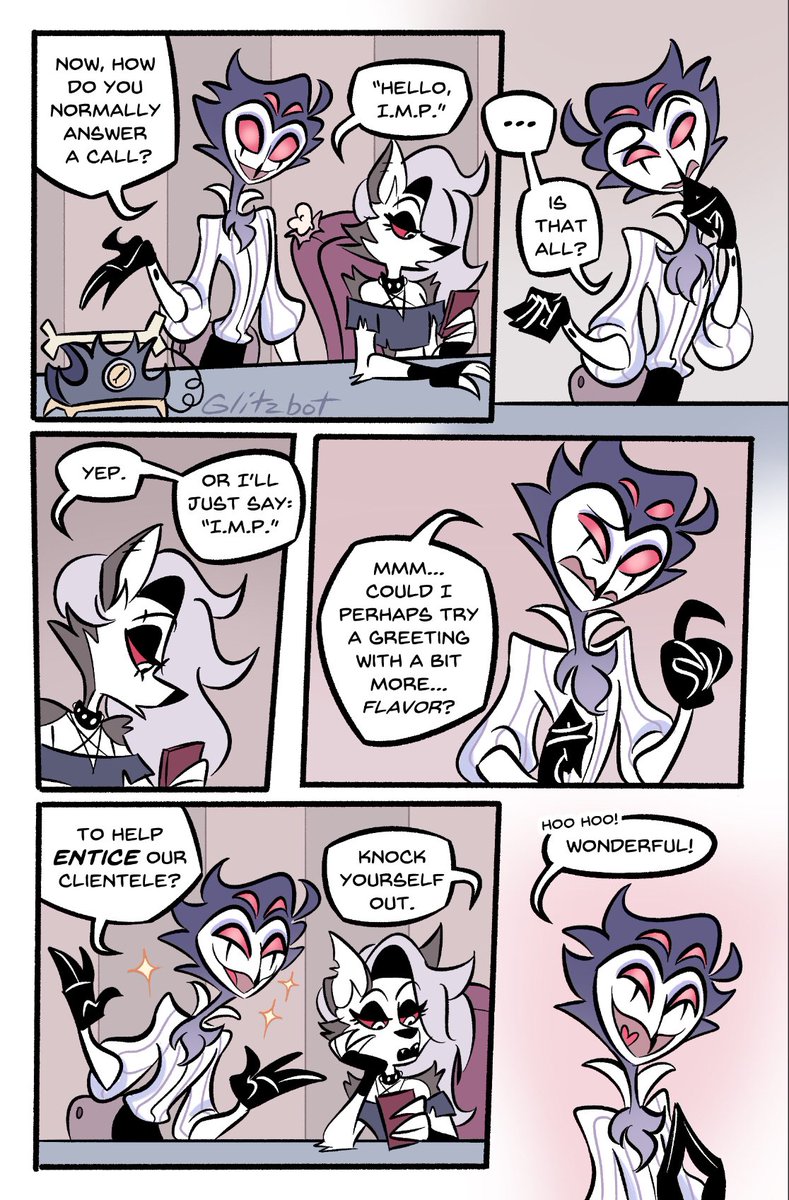 Page 1/3) an attempted coffee date ☕💖 #stolitz 」glitzbot の漫画