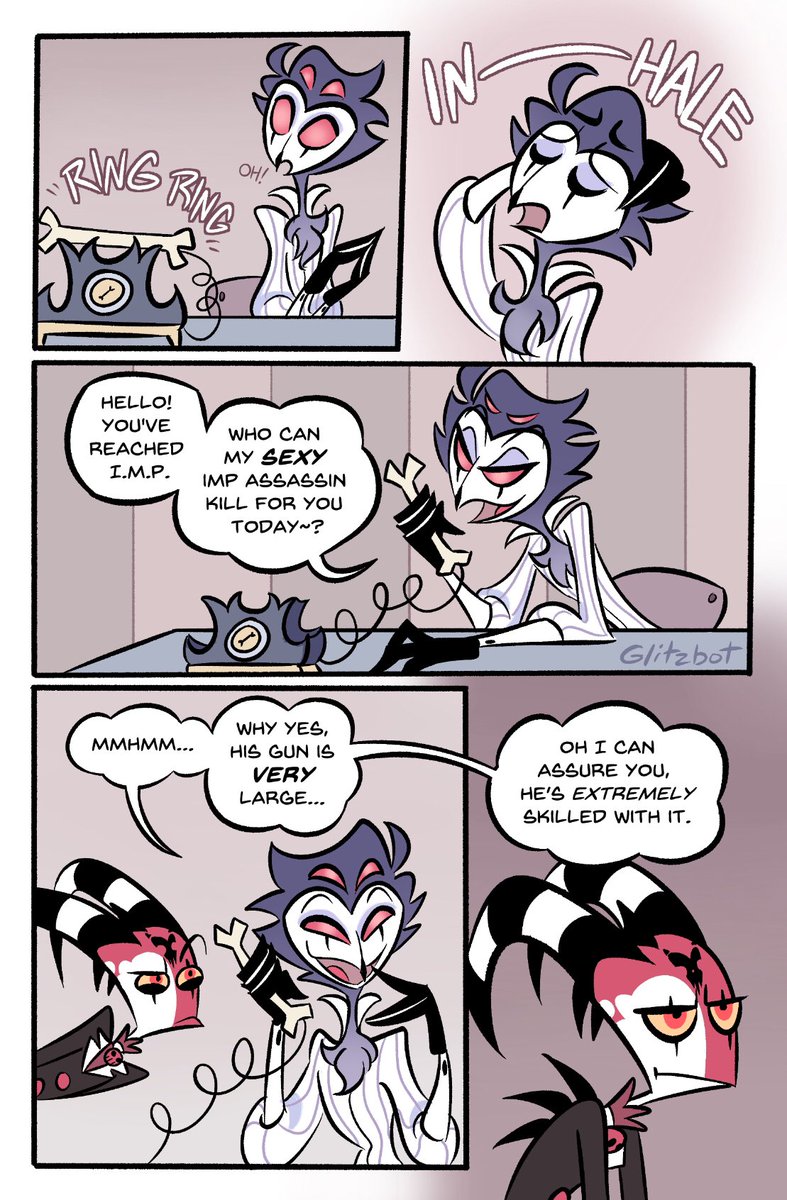 Page 1/3) an attempted coffee date ☕💖 #stolitz 」glitzbot の漫画