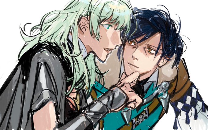 「byleth (fire emblem) green eyes」Fan Art(Popular)