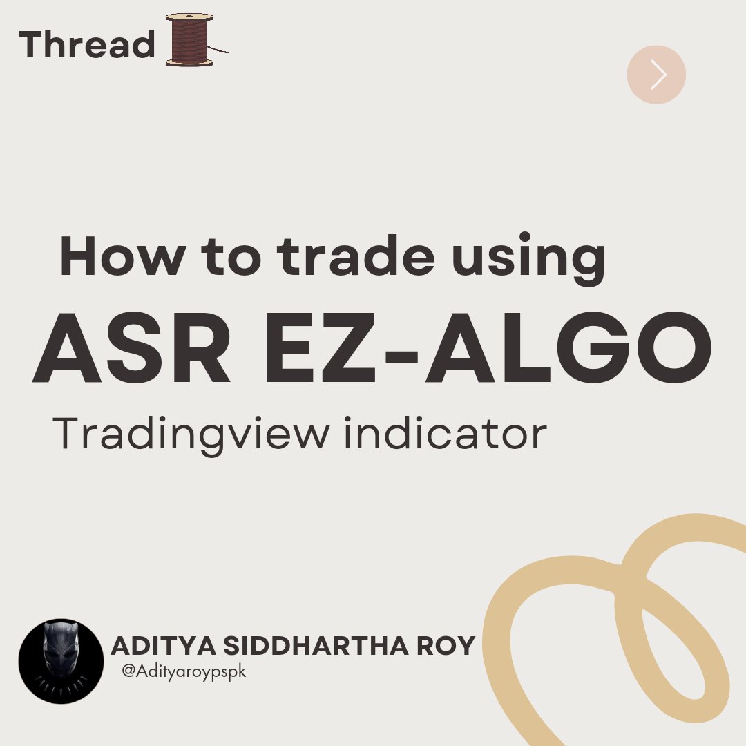 Thread 🧵 "How to trade using My ASR EZ-Algo indicator" Contents ~HTF ...
