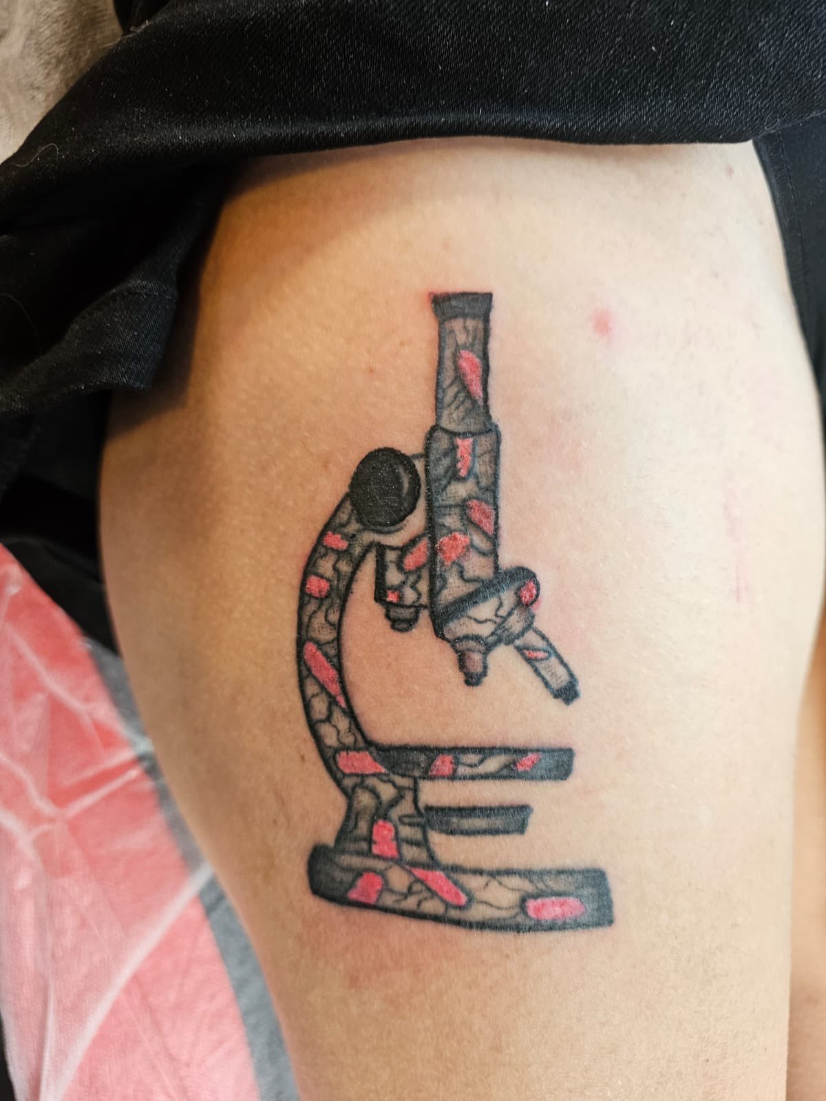 Small Microscope Tattoos About The Design: “I'm A Scientist, And