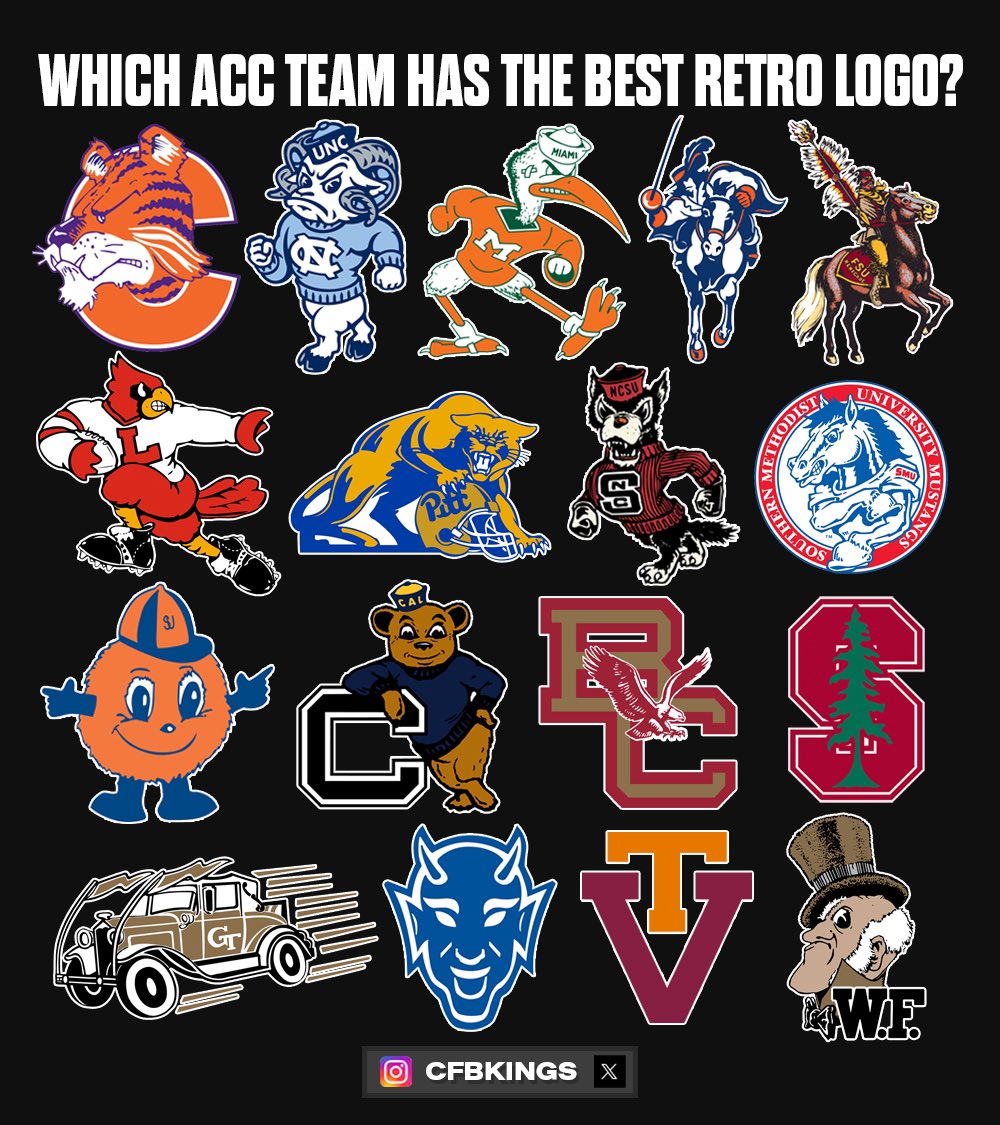 Acc Team Logo ACC Football: Saturday's Slate Has 11 Teams In Action