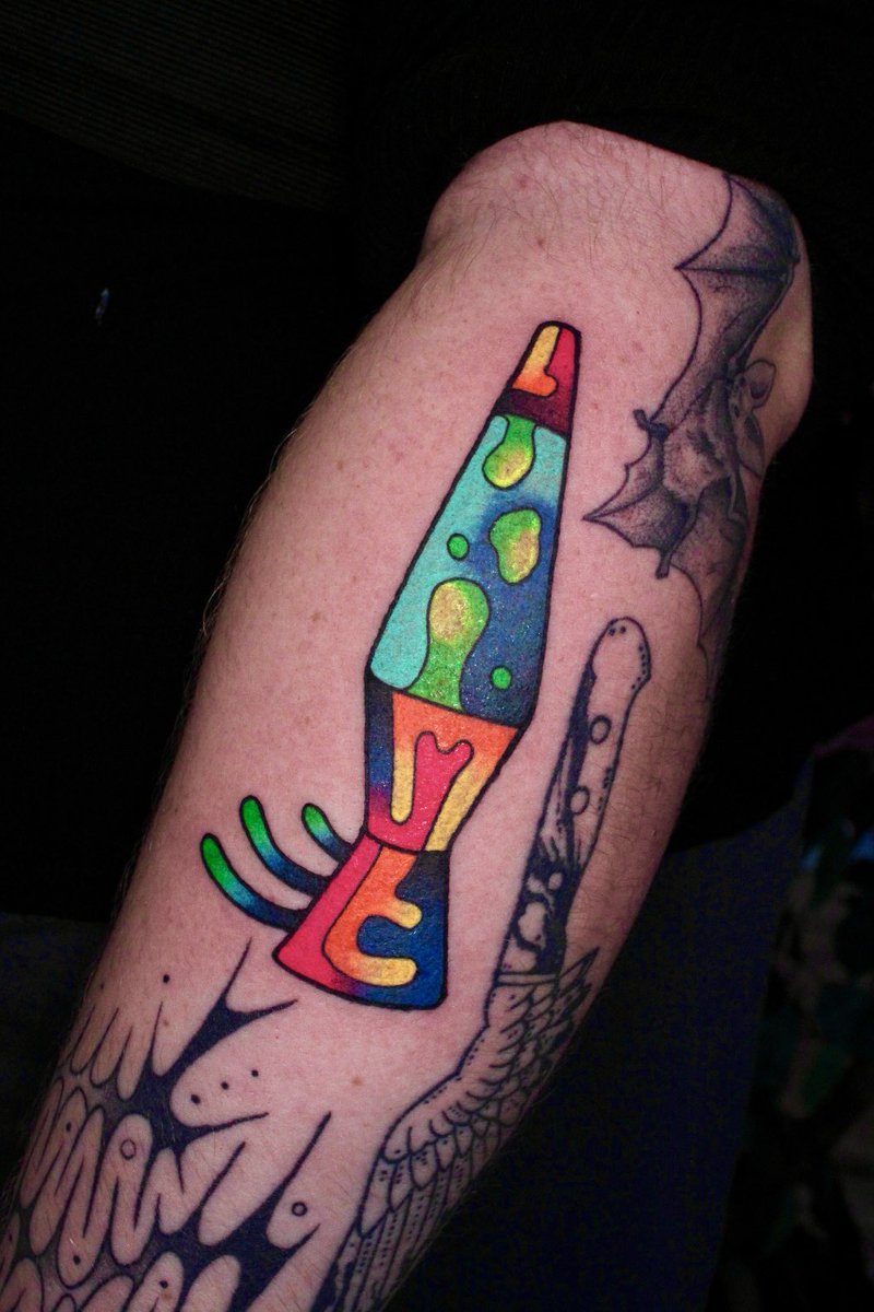 Lava lamp tattoo - Bronctattooaus.com