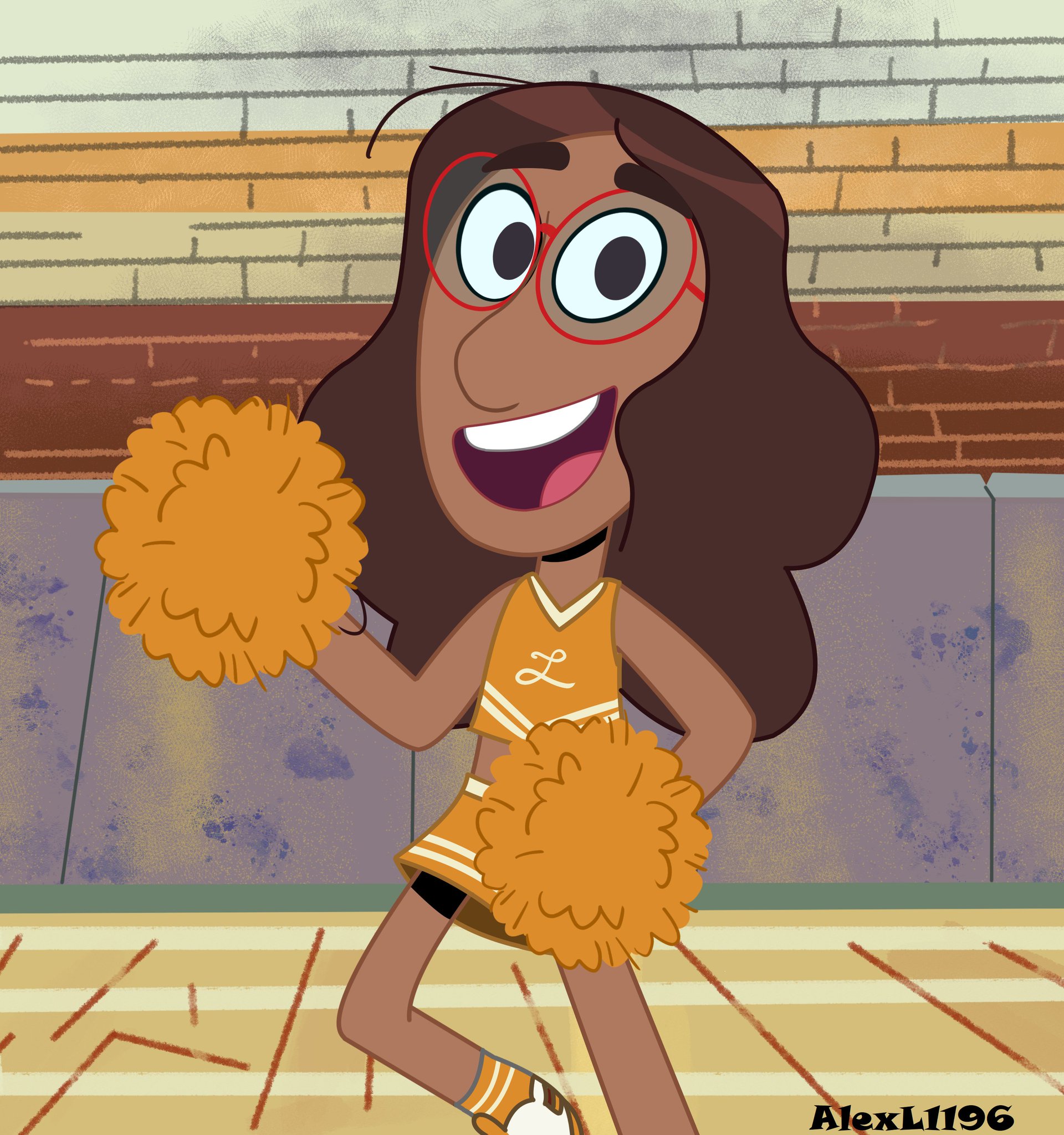 Cheerleaders Drawing