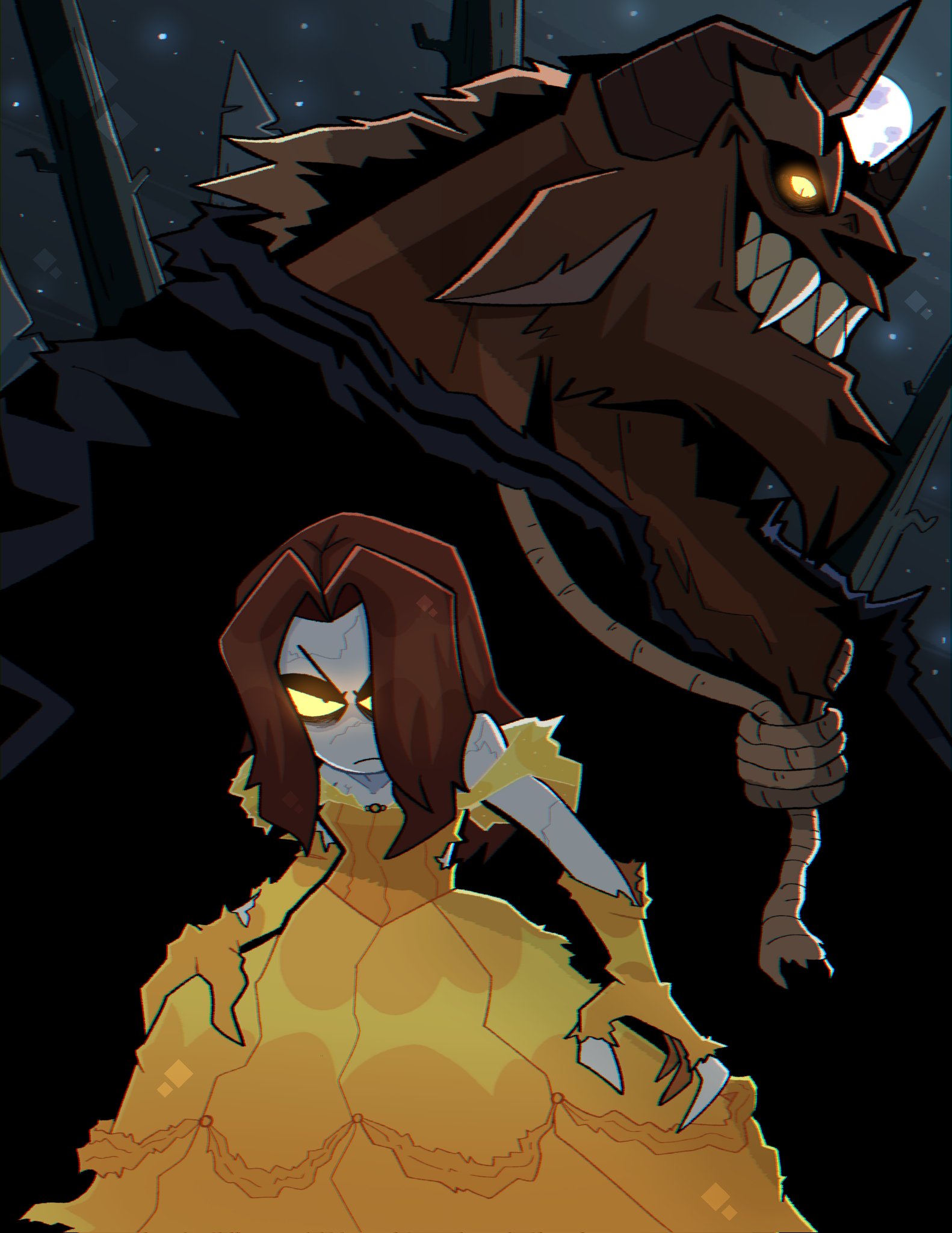 Twisted Disney Princess Belle