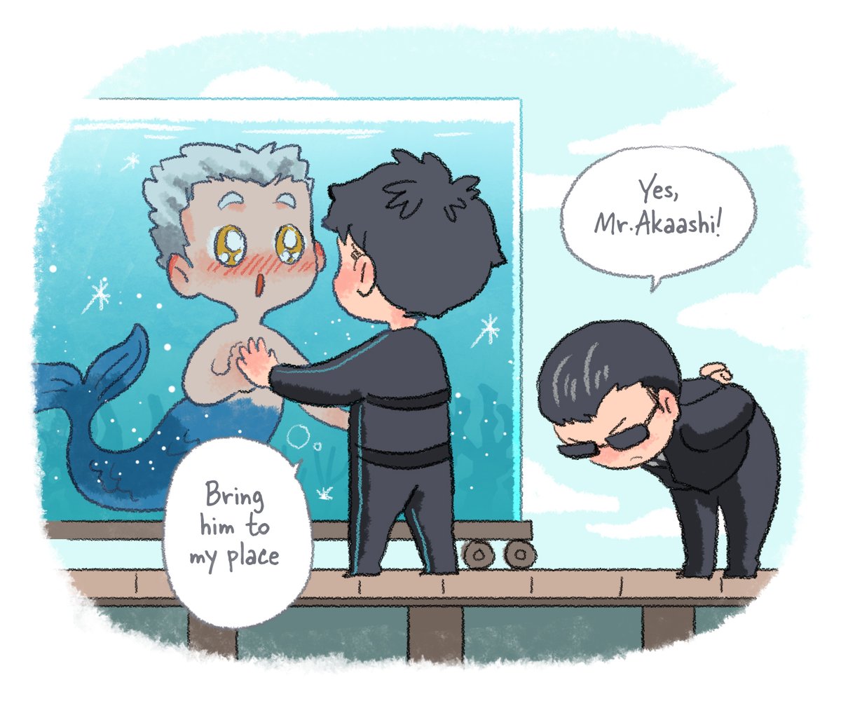 「Mermaid story updated (after a year lol) (the 1st and 2nd ch」Crowme 🌻の漫画