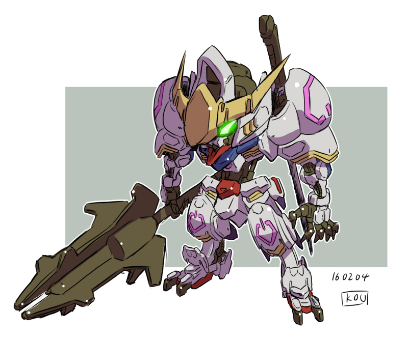 solo holding green eyes weapon sword holding weapon chibi illustration ...