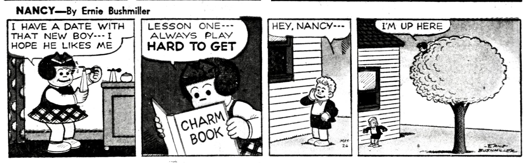 Nancy Cartoon Nancy Comics By Ernie Bushmiller On X: "Nancy By Ernie