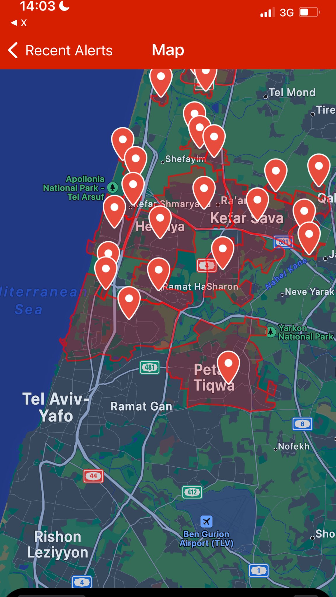 Kfar Saba Map INTRODUCTION Israel Is A Small Country In The Middle
