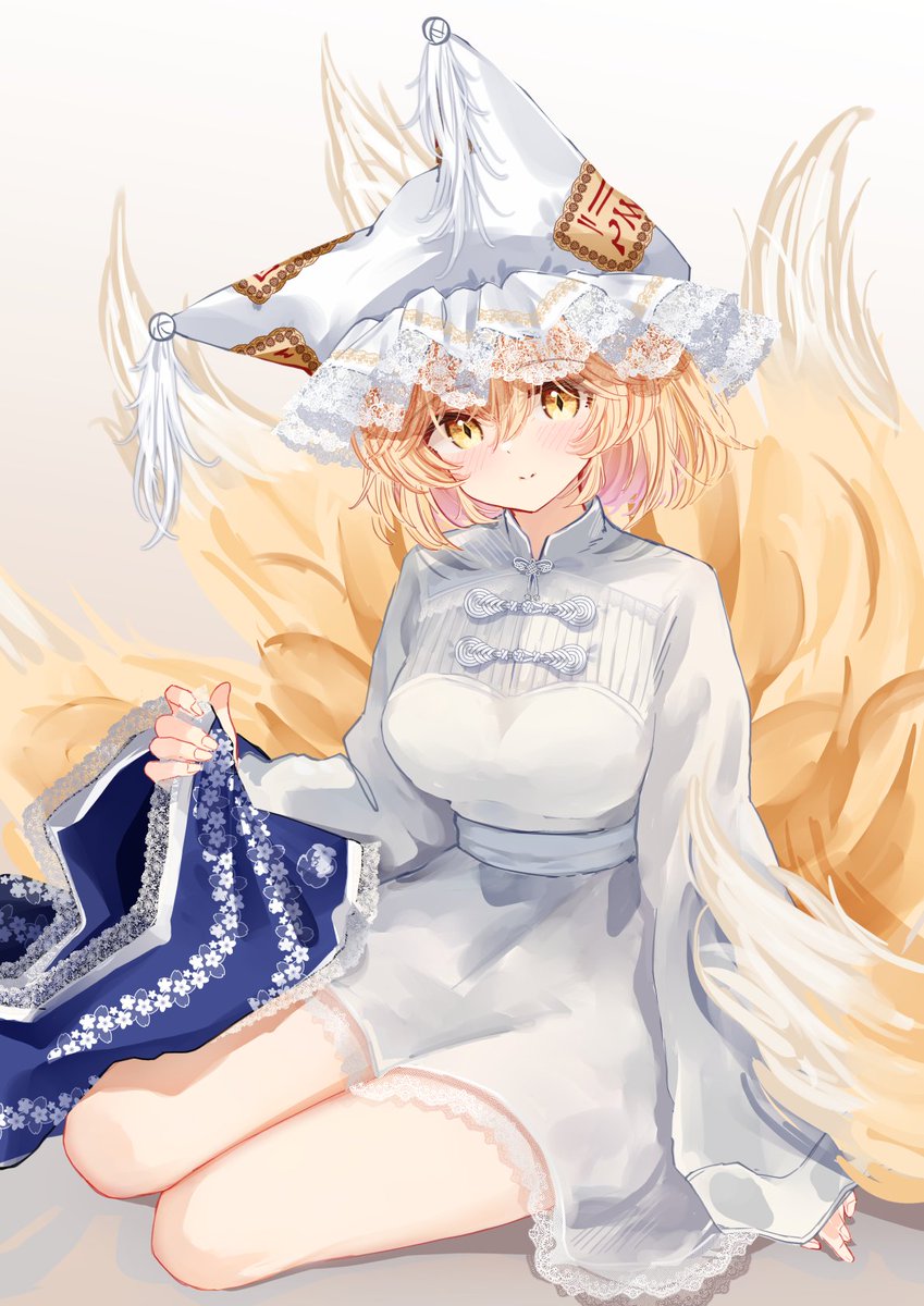 八雲藍 「週刊藍さま73#東方Project #八雲藍 」|更紗灯弾@例大祭お36bのイラスト