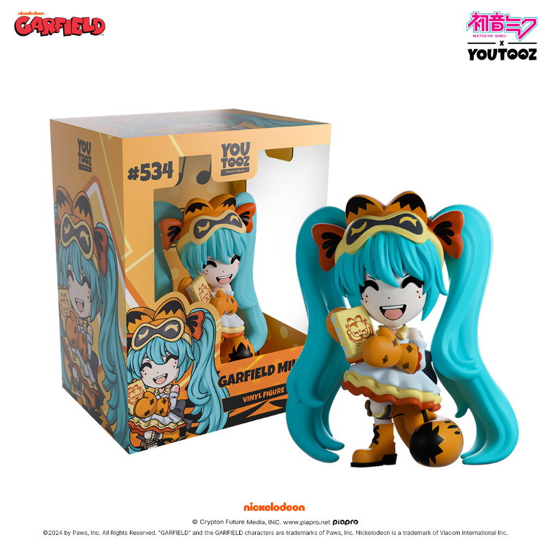 Garfield Miku has arrived at Youtooz to fill the gaping hole in our ...
