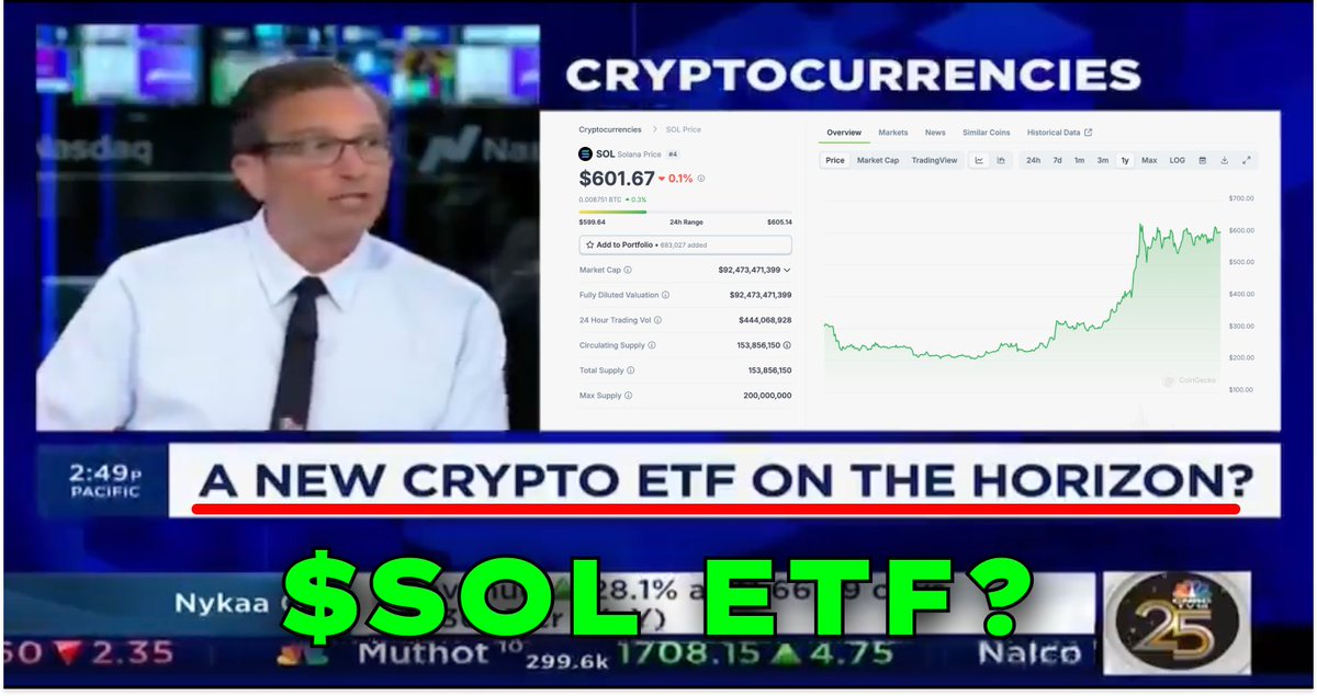 Breaking news: Will there be a $SOL ETF? Following the approval of the $ETH ETF, there are many ...