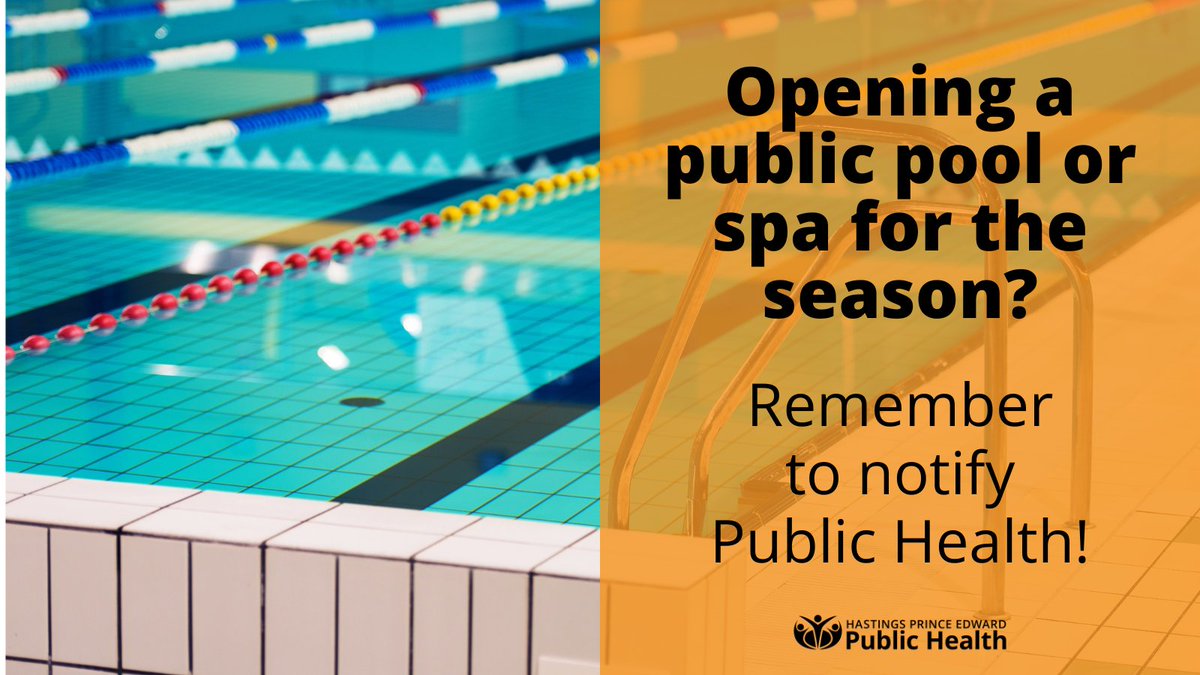 Notify HPEPH of your public pool or spa opening for the summer ...