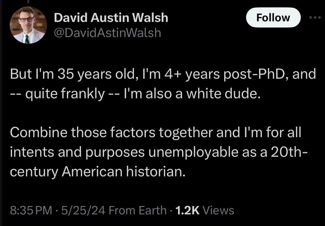 Absolutely unbelievable. Today was the day that David Austin Walsh, one ...