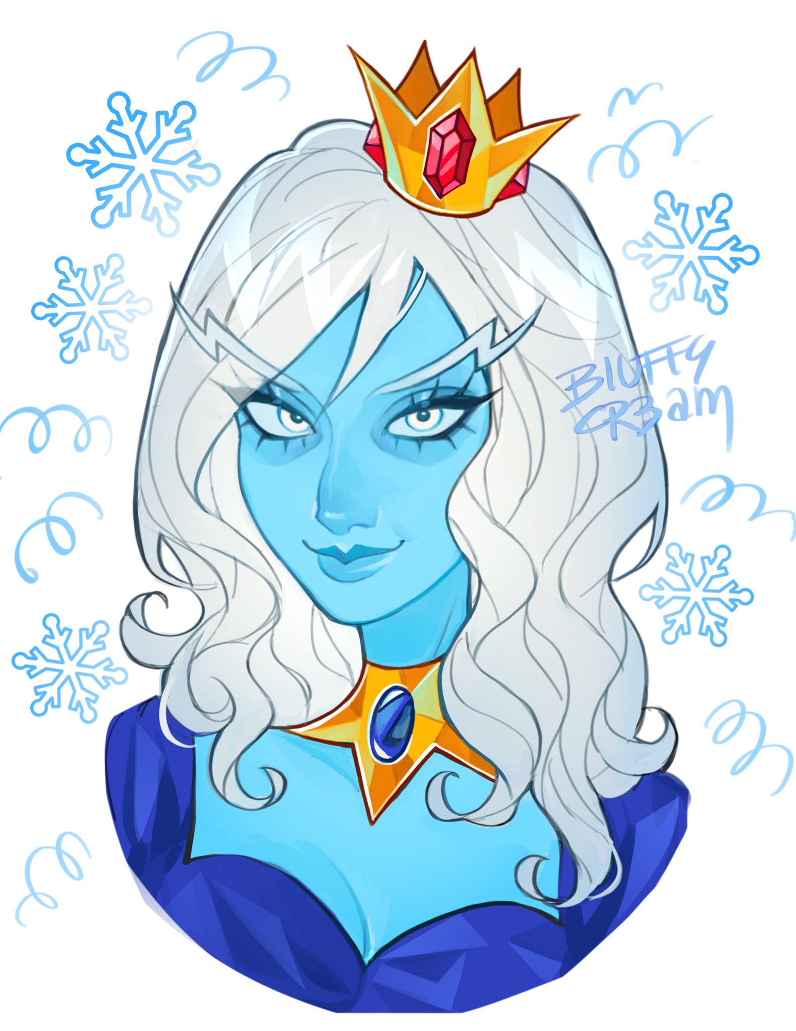 Ice Queen Adventure Time Anime Learn How To Draw The Ice Queen From