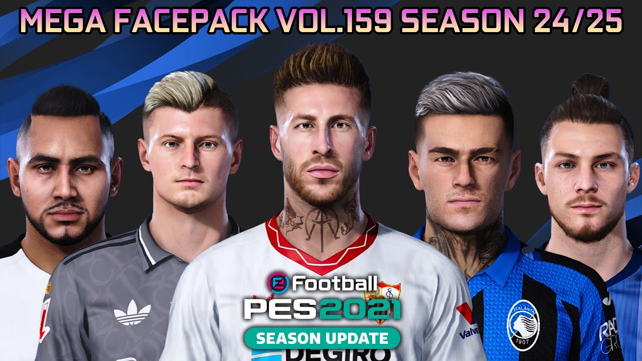 Facepack Pes 2021 PES 2021 NEW FACEPACK V51