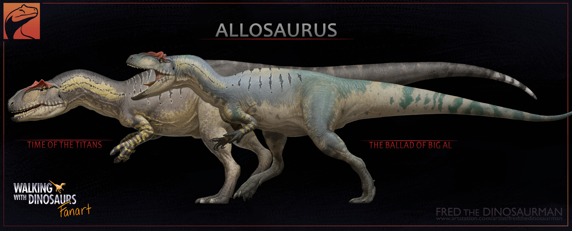 Allosaurus Caminando Con Dinosaurios Especial