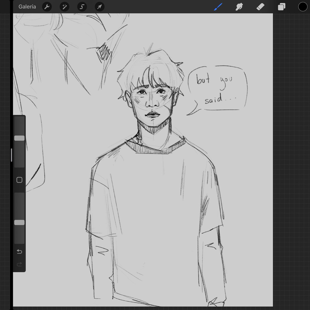 「sketched my boys today to try to fight art block 」aura | commissions openの漫画