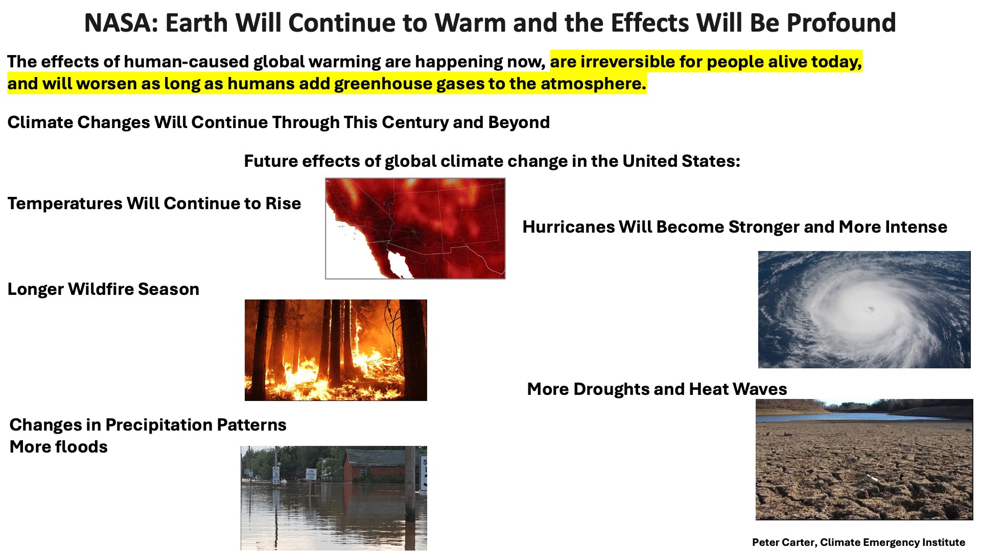 Effects Of Global Warming Nasa Full Article: Global Warming Has