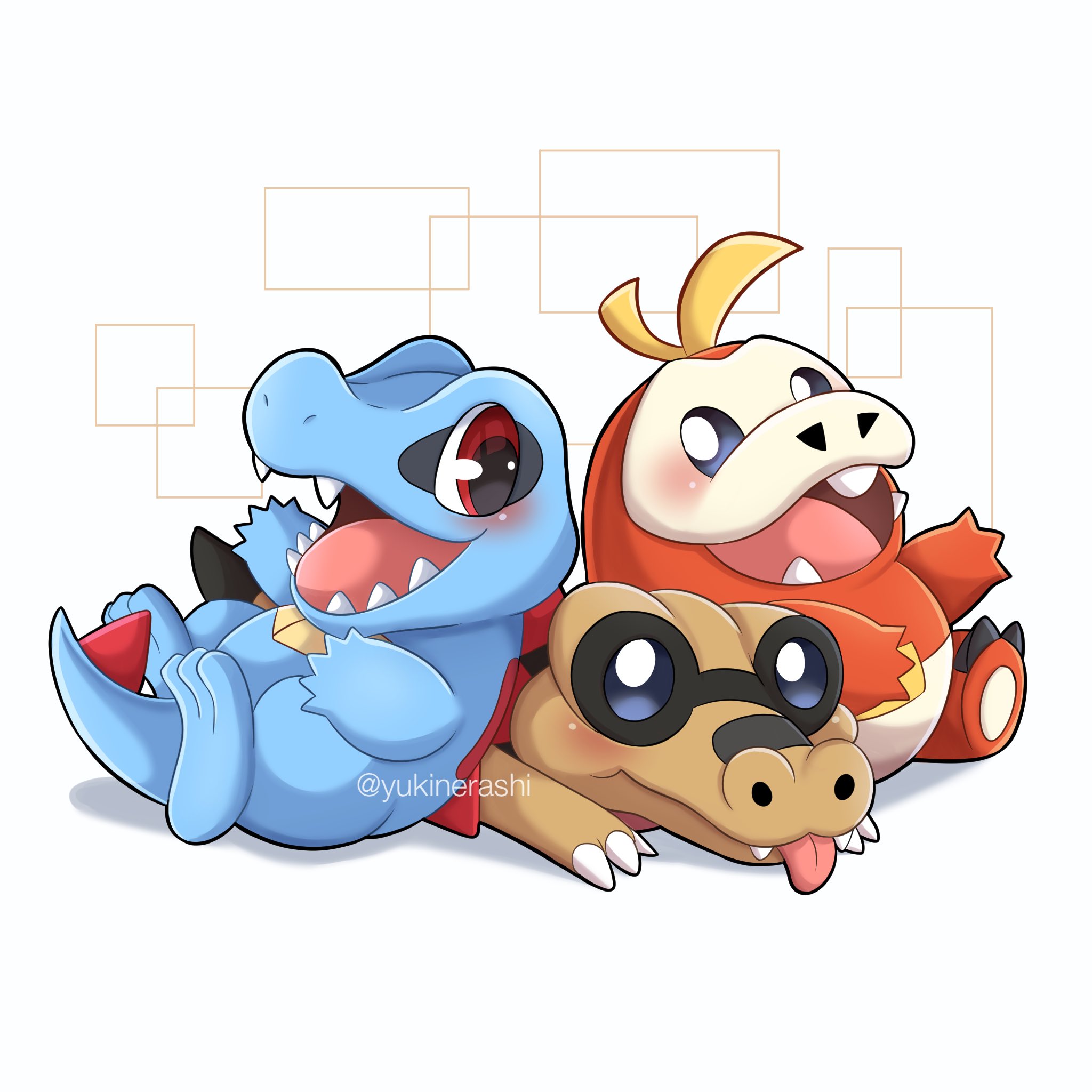 Chibi Totodile Totodile Character, Water Type, Cute Pokemon PNG