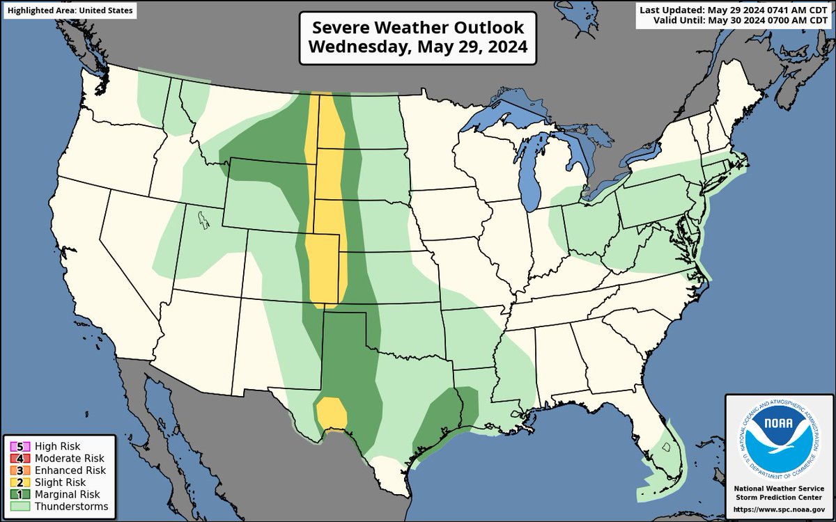 Storm map today Wednesday. Not a typical look. Action staying western ...