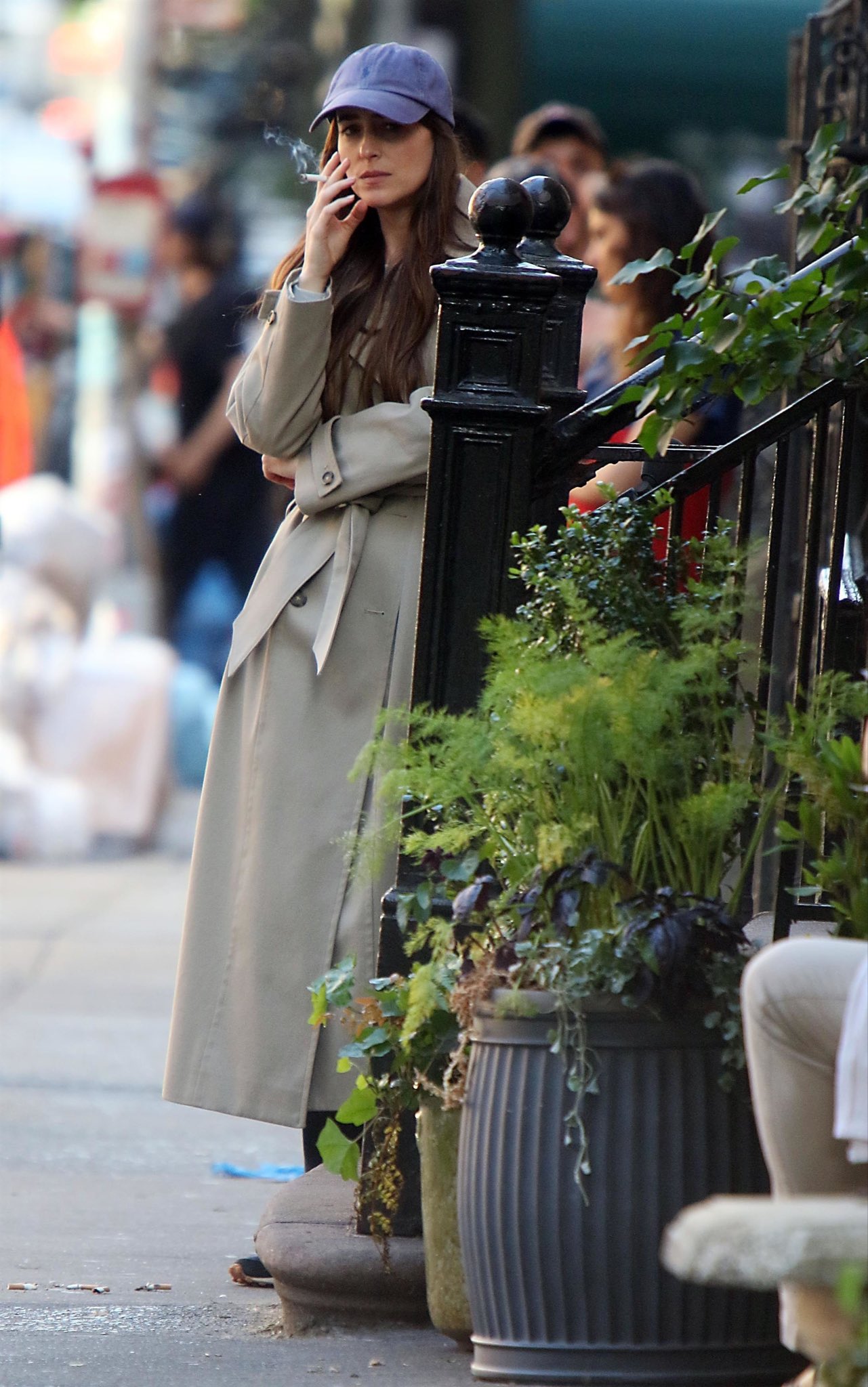 Dakota Johnson Smoking