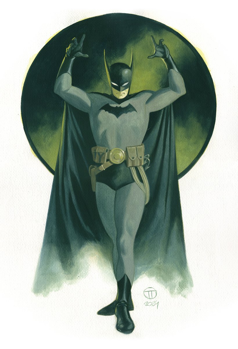 「Batman commission for Lake Como Comic Ar」|J. Totino Tedescoのイラスト