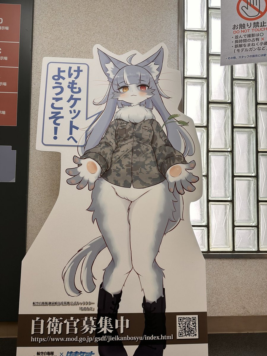 این گل پسر Omaneko هستن، Mascot جدید نیروی هوایی ژاپن (JSDF Air Force ...
