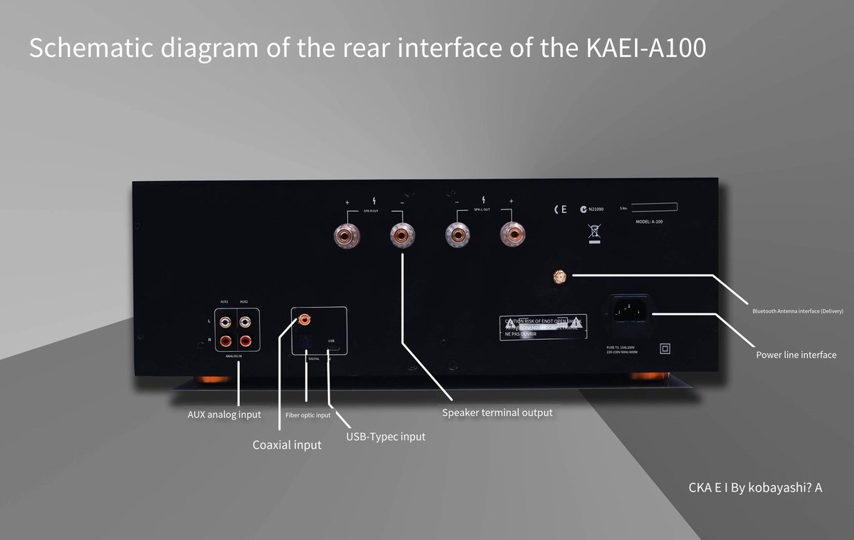 KAEI tap1/2をご存知かもしれませんがkaei-a100をご存知でしょうか?デコードと増幅を合体させたパワーアンプです。ESS ...